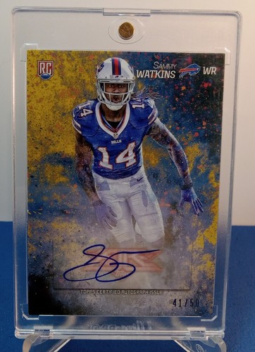 SAMMY WATKINS 2014 Topps 🔥 Rookie Auto 41/50 #124 | eBay