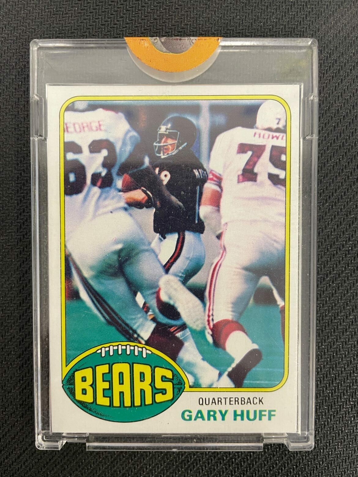 GARY HUFF 1978 TOPPS VAULT PROOF CARD AUTHENTIC WITH COA - CHICAGO ...