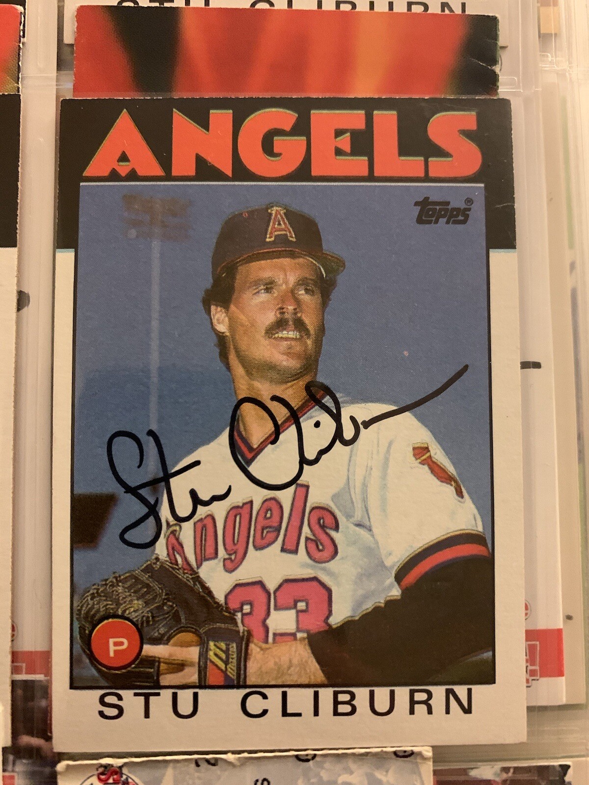 Stu Cliburn autographed 1986 Topps baseball card | eBay