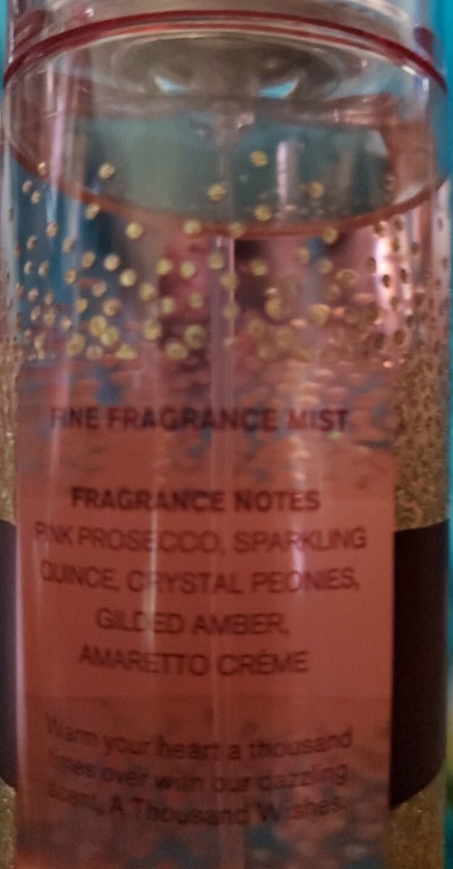 Bath & Body Works THOUSAND WISHES Fine Fragrance Body Mist Spray 8 fl ...