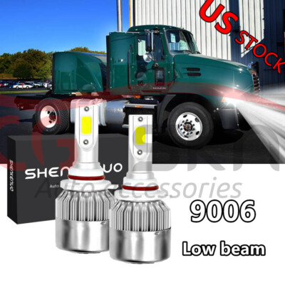 9006 LED Headlight Lights Bulbs Headlamp For MACK VISION TRUCK 1998 ...