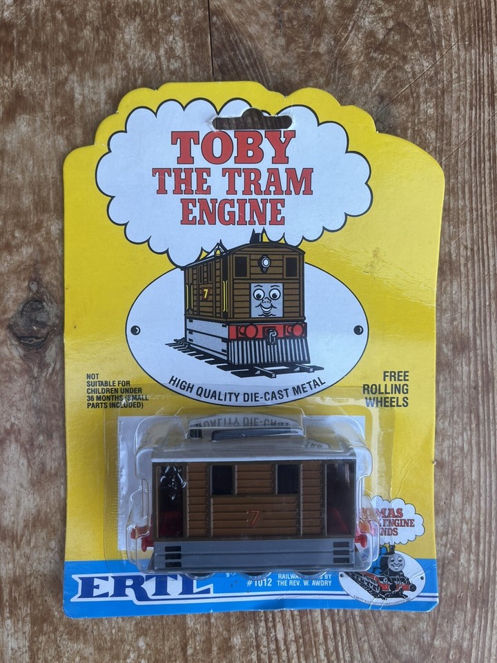 ERTL Thomas Tank Engine & Friends Train - TOBY - NEW 1989 CLOUD PACKAGE ...