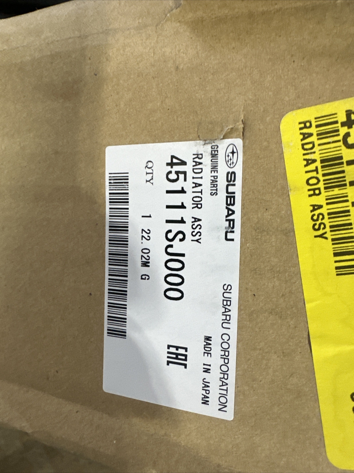 45111SJ000 Genuine Subaru Radiator ASSY 45111-sj000 for sale online | eBay