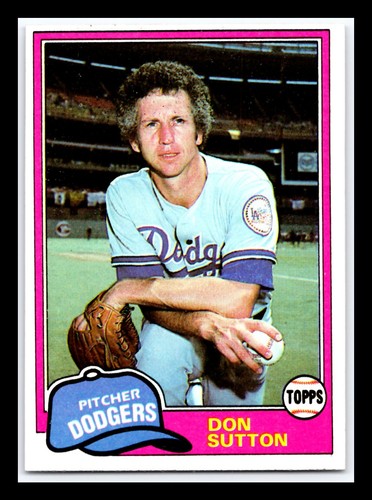 Don Sutton 1981 Topps #605 | eBay