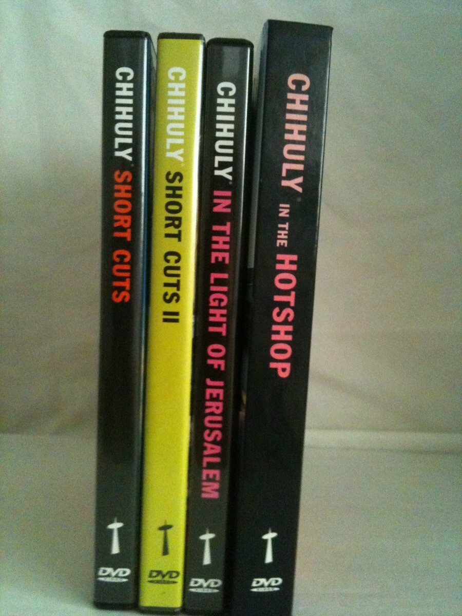 Lot of 4 Dale Chihuly DVDs - Short Cuts +3 More - VERY GOOD CONDITION ...