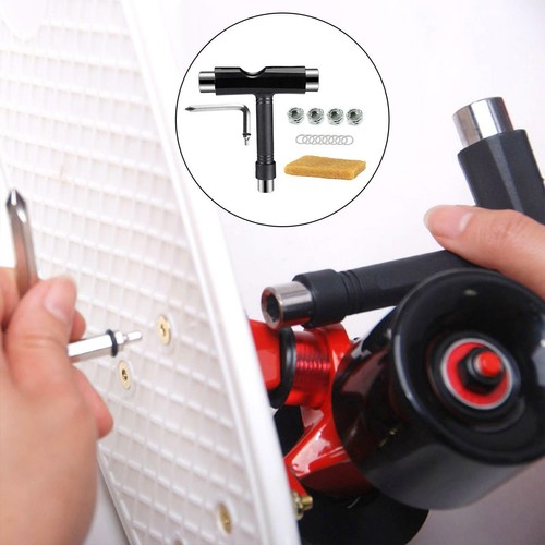 Skate Tools Kit Skateboard Tool Repair & Install Wrench L Spanner Parts ...