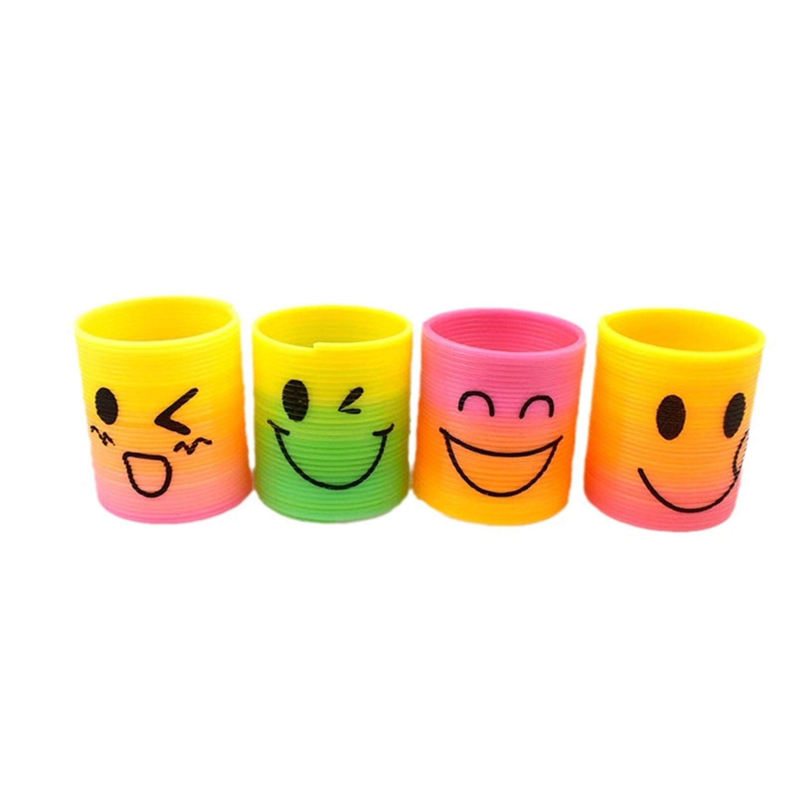 60 Smiley Expression Emoji Slinky Rainbow Spring Great Toys | eBay ...