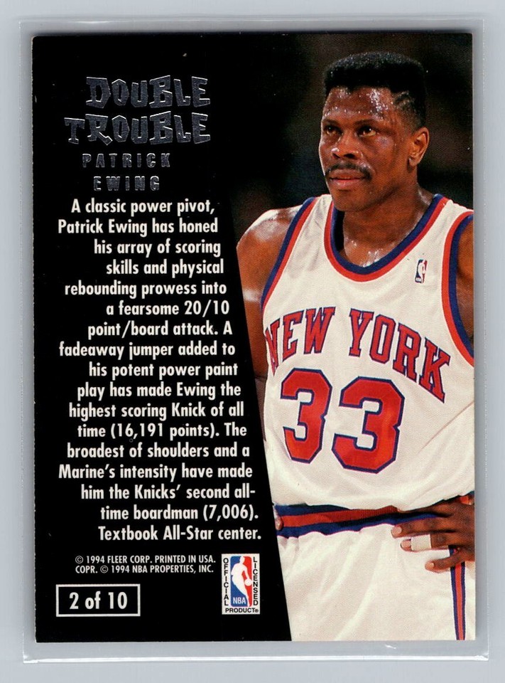 1994 Ultra Patrick Ewing #2 Basketball New York Knicks | eBay