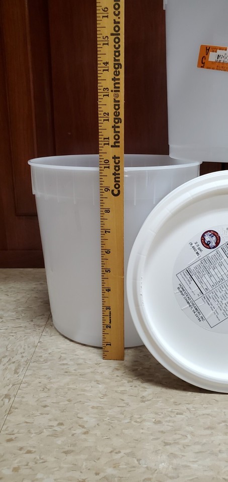 2,- 3 Gallon Food Grade Containers With Lid | eBay