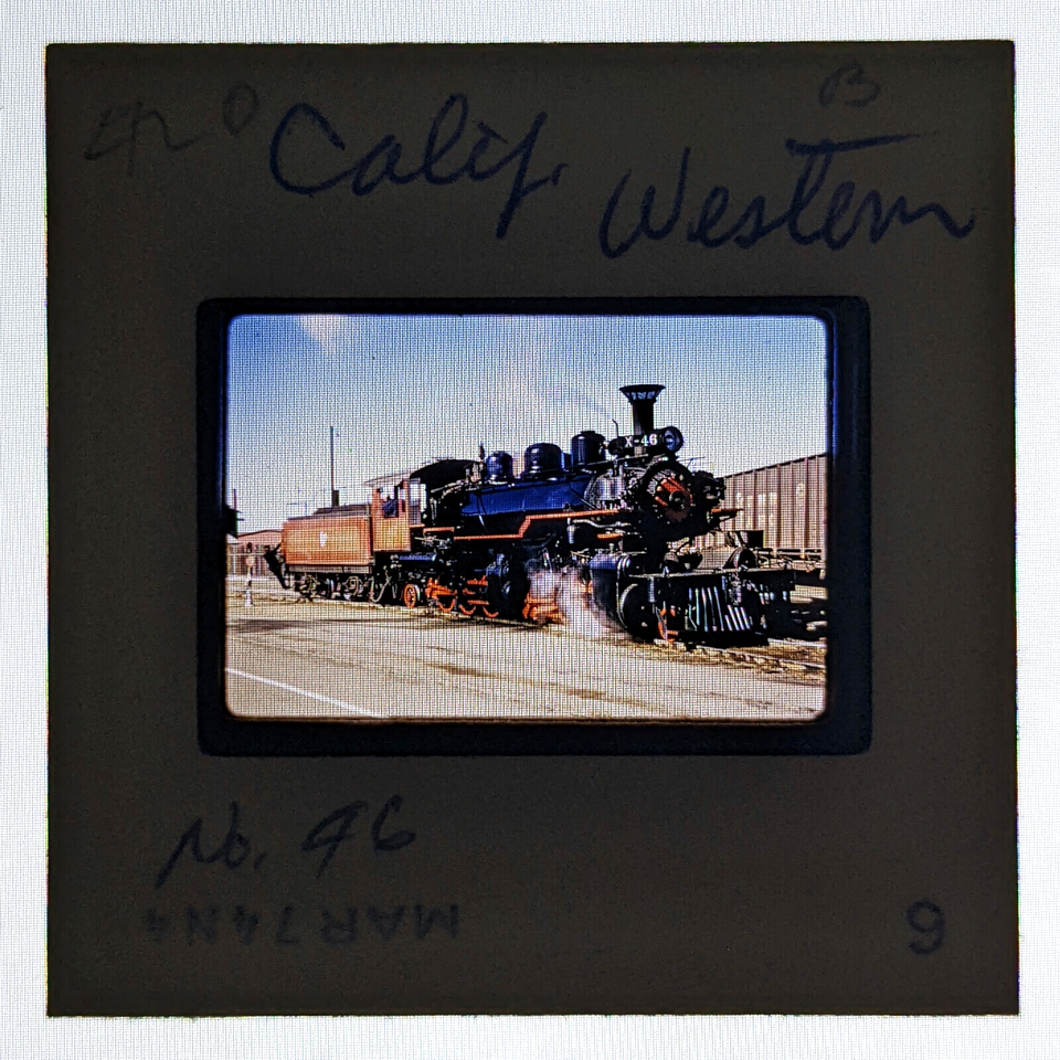 1974 Railroad Slide California Western 46 2-6-6-2 Steam Locomotive | eBay