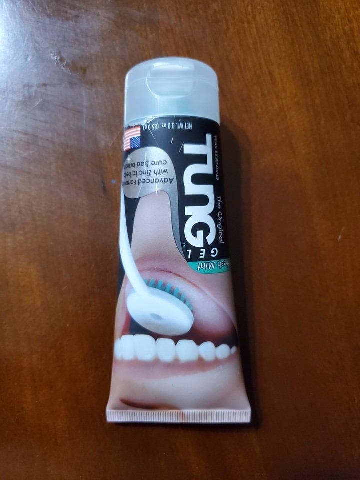 The Original TUNG Gel Tongue Cleaner Fresh Mint, 3oz exp 01/25 or later ...