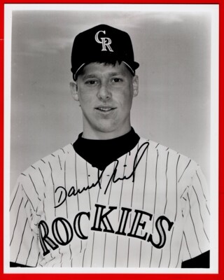 DAVID NIED COLORADO ROCKIES AUTOGRAPHED 8X10 GLOSSY PHOTO | eBay