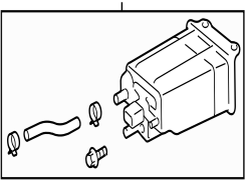77740-35511 Toyota Canister assy, charcoal 7774035511, New Genuine OEM ...
