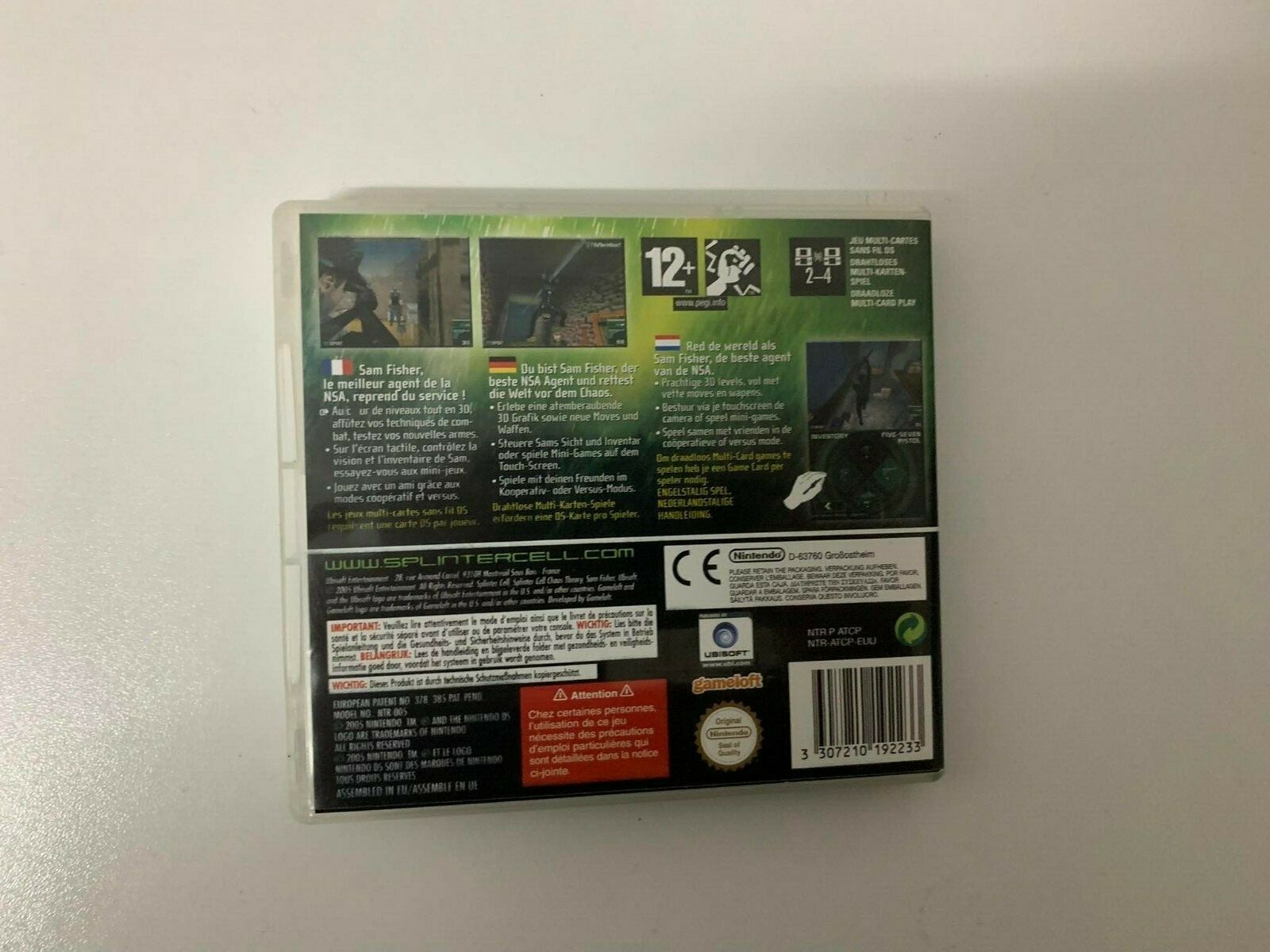 Tom Clancy's Splinter Cell: Chaos Theory (Nintendo DS, 2005) for sale ...