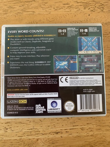 Scrabble 2007 -- New Edition (Nintendo DS, 2007) for sale online | eBay UK