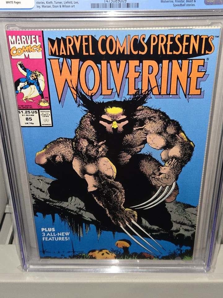 Marvel Comics Presents #85 CGC Universal Grade Comic 9.8 Wolverine ...