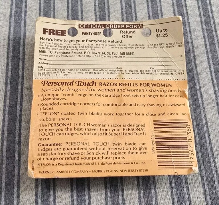 Schick Personal Touch Razor 4 Refill Blades for sale online | eBay