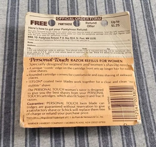 Schick Personal Touch Razor 4 Refill Blades for sale online | eBay