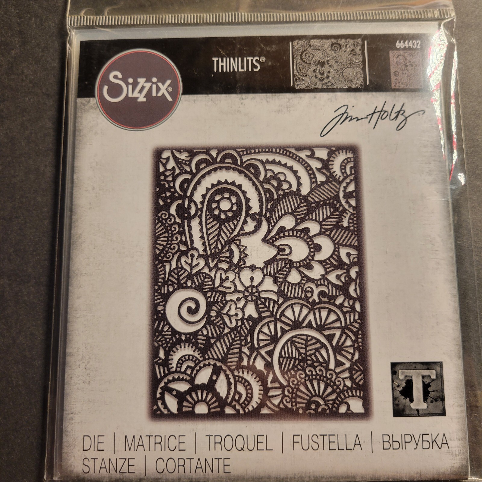 Doodle Art #2 Sizzix Thinlits Thin Metal Die by Tim Holtz #664432 | eBay