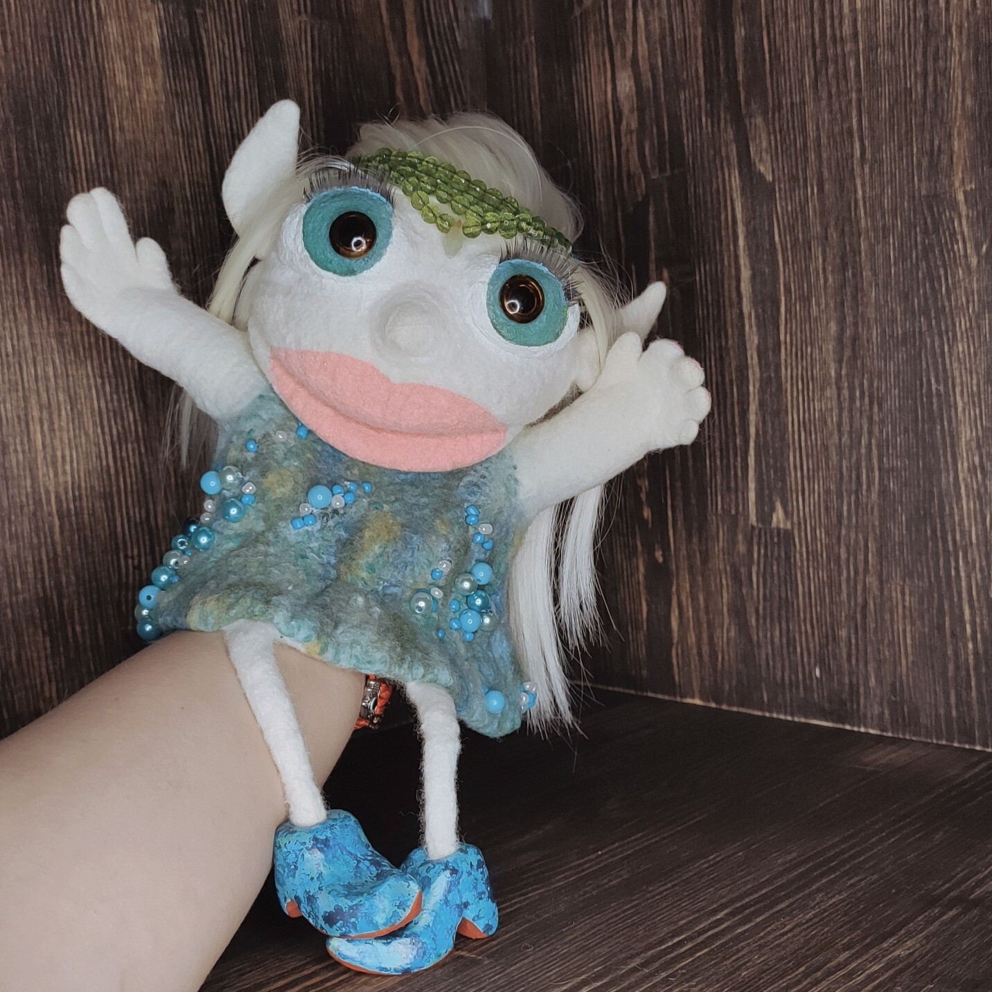 Marionette puppet Elfin Fairy Fantasy Muppet style Creature puppet ...
