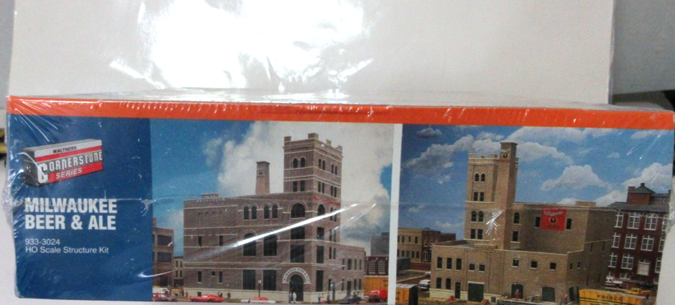 HO Scale Walthers Cornerstone 933-3024 Milwaukee Beer & Ale Brewery ...