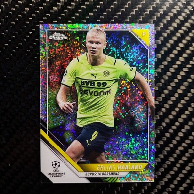 Erling Haaland 2021-22 Topps Chrome UCL Refractor #200 BVB | eBay UK