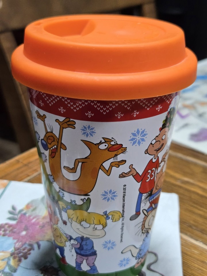 Viacom 2018 Nickelodeon 5" NICKTOONS Mug Cup Rugrats Cat/Dog Reptar ...
