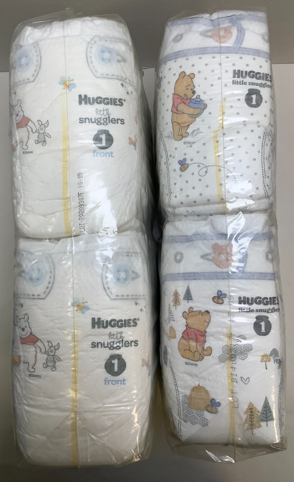 Huggies Little Snugglers Baby Diapers, Size 1, Winnie the Pooh design ...