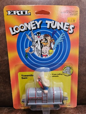 LOONEY TUNES WARNER BROS YOSEMITE SAM, DIE CAST TRAIN FROM 1989 | eBay