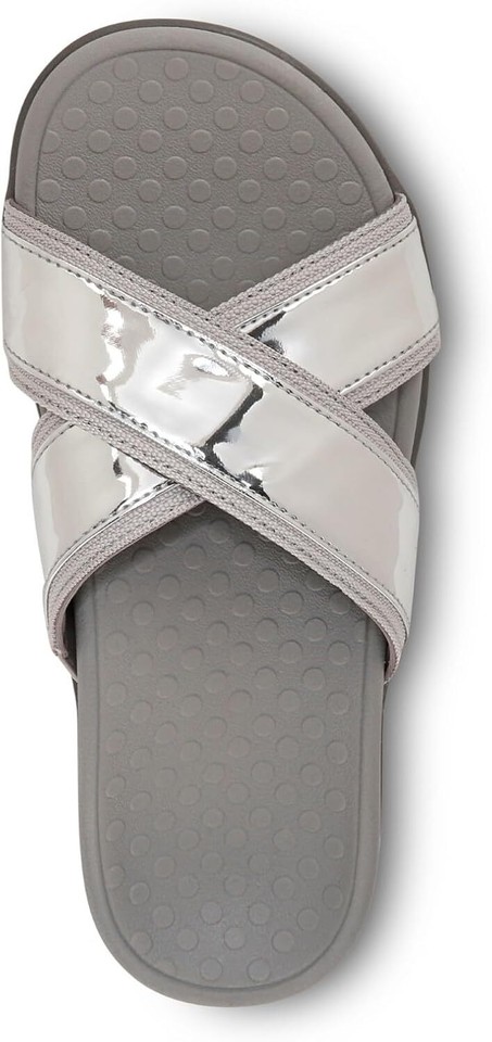 Vionic Women's Merced Cross Strap Slide Sandals NW/OB | eBay