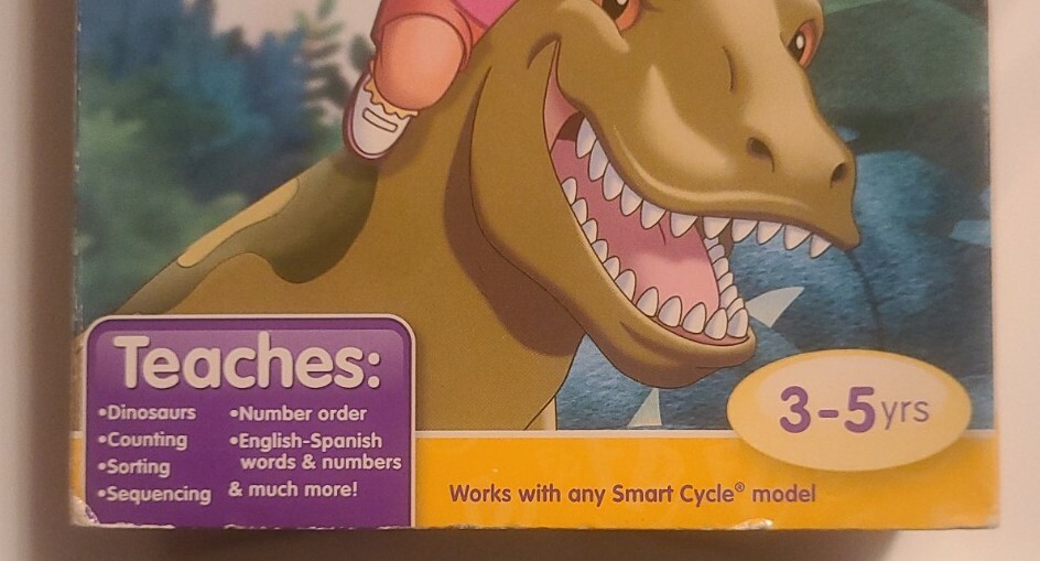 NEW FISHER PRICE DORA THE EXPLORER WITH DIEGO DINOSAURS SMART CYCLE ...