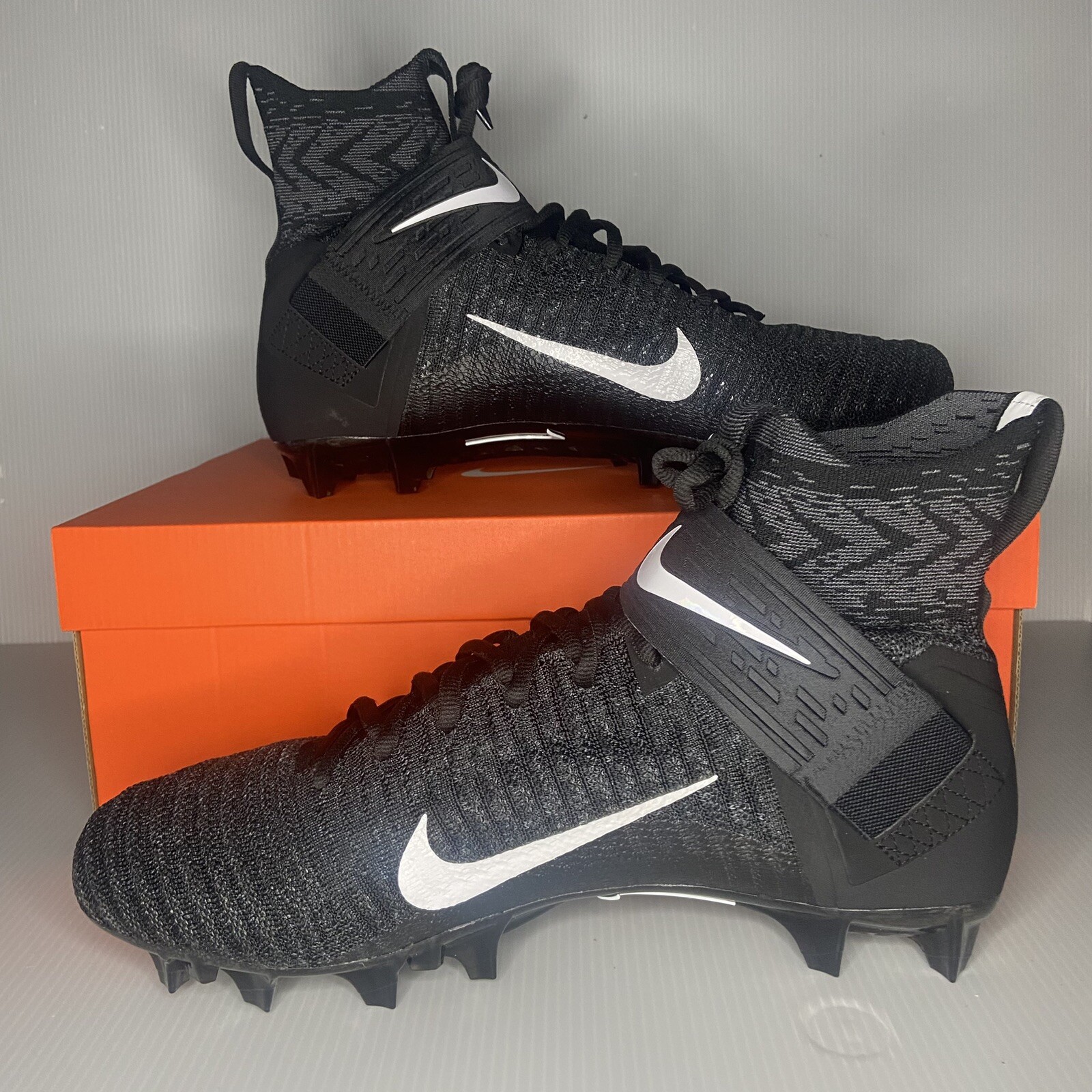 Rare Nike Alpha Menace Elite 2 Flyknit Football Cleats BV3298-001 Men ...