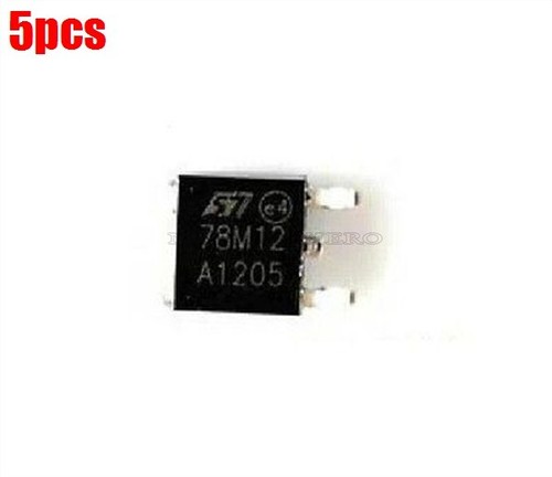Smd TO-252 5Pcs 78M12 Voltage Regulator Ic New ib | eBay Australia