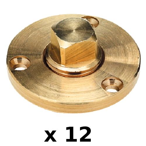 Bronze Boat Transom Plugs