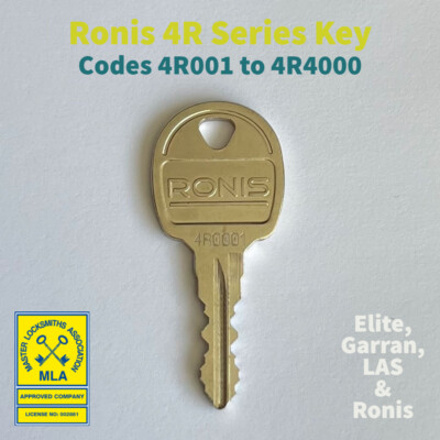 Ronis 4R Series Key - Codes 4R001 to 4R4000 Elite, Garran, LAS, Ronis ...