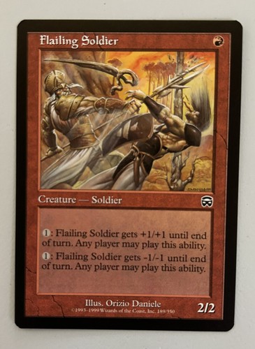 Flailing Soldier - Magic The Gathering MTG Card - Mercadian Masques ...