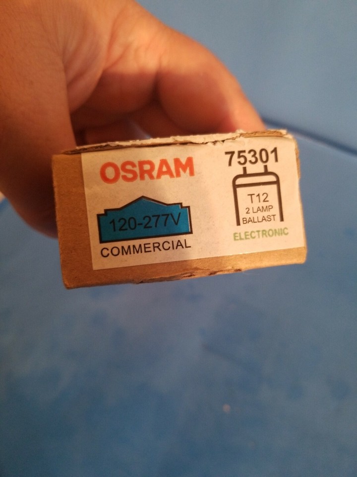 OSRAM 75301 Fluorescent Lamp Ballast 2 Lamp Rapid Start /T12-QTP ...