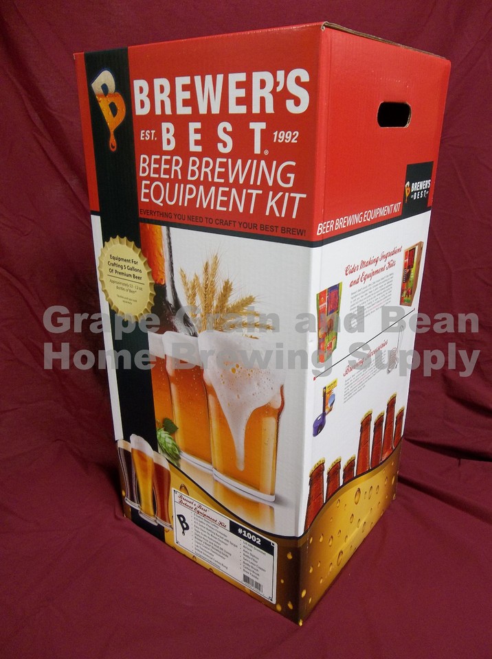 Deluxe Brewers Best Home Brewing Equipment Kit, Beer Making Kit ...