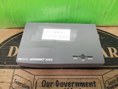 HP Jetdirect 300X 10/100 Print Server J3263-60001J3263-61002 NO AC ...