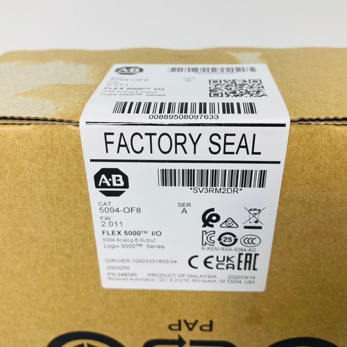 Sealed Allen-Bradley 5094-OF8 /A , Flex 5000 I/O Analog 8 Output Module ...