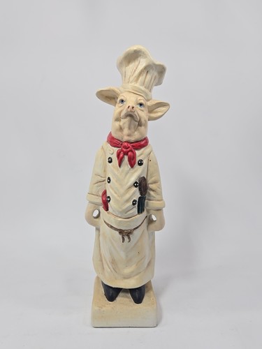Chef Pig Statue Plaster | eBay