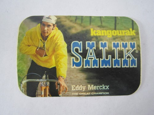 AUTOCOLLANT STICKERS VINTAGE SALIK EDDY MERCKX KANGOURAK THE GREAT ...