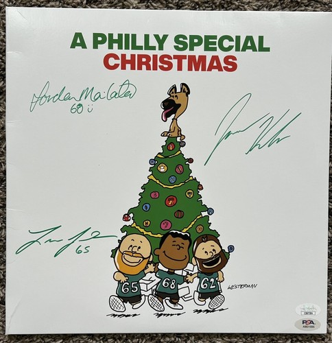 Philadelphia Eagles Philly Special Signed Christmas Album Kelce Mailata ...