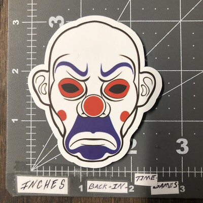 Vintage Evil Clown Adult Humor Decal Sticker Skateboard Guitar B12V | eBay