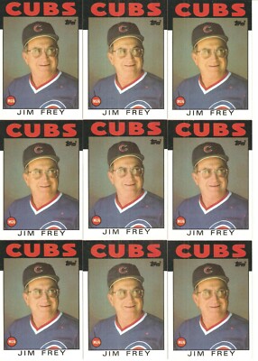 18 CARD JIM FREY BASEBALL CARD LOT 742 | eBay