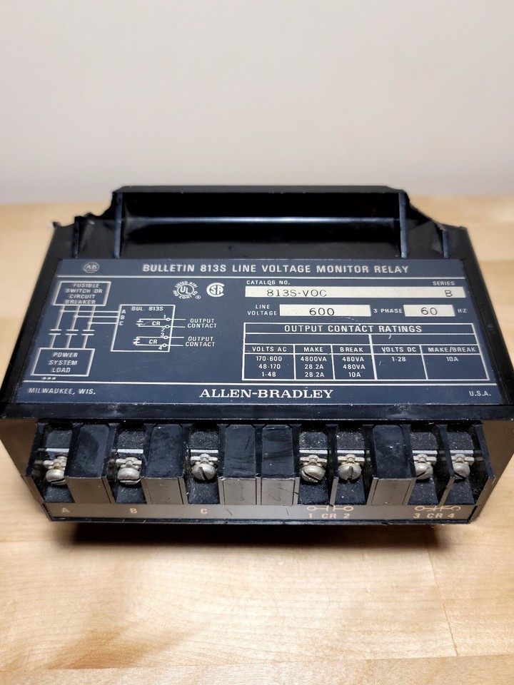 Allen-Bradley 813S-VOC Line Voltage Monitor Relay | eBay