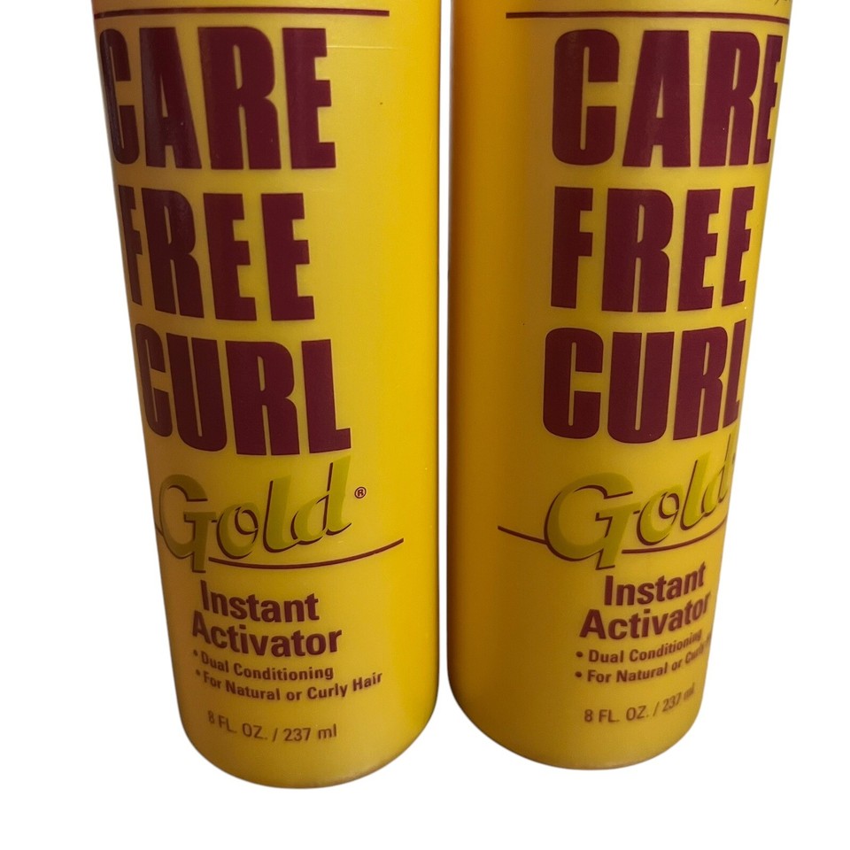 2X Care Free Curl Gold Curl Enhancer Instant Activator 8 oz, New | eBay