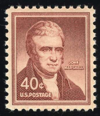 US #1050a 40¢ Marshall dry printing "Superb 98" NH MNH PSE graded (2022 ...
