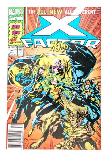 X-Factor #71 (1991 Marvel) New Team! Havok Polaris Quicksilver ...