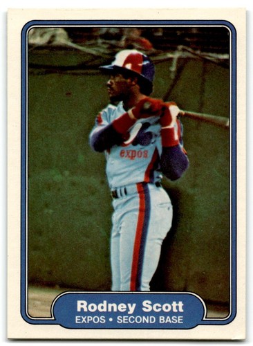 1982 Fleer Rodney Scott Montreal Expos #207 | eBay